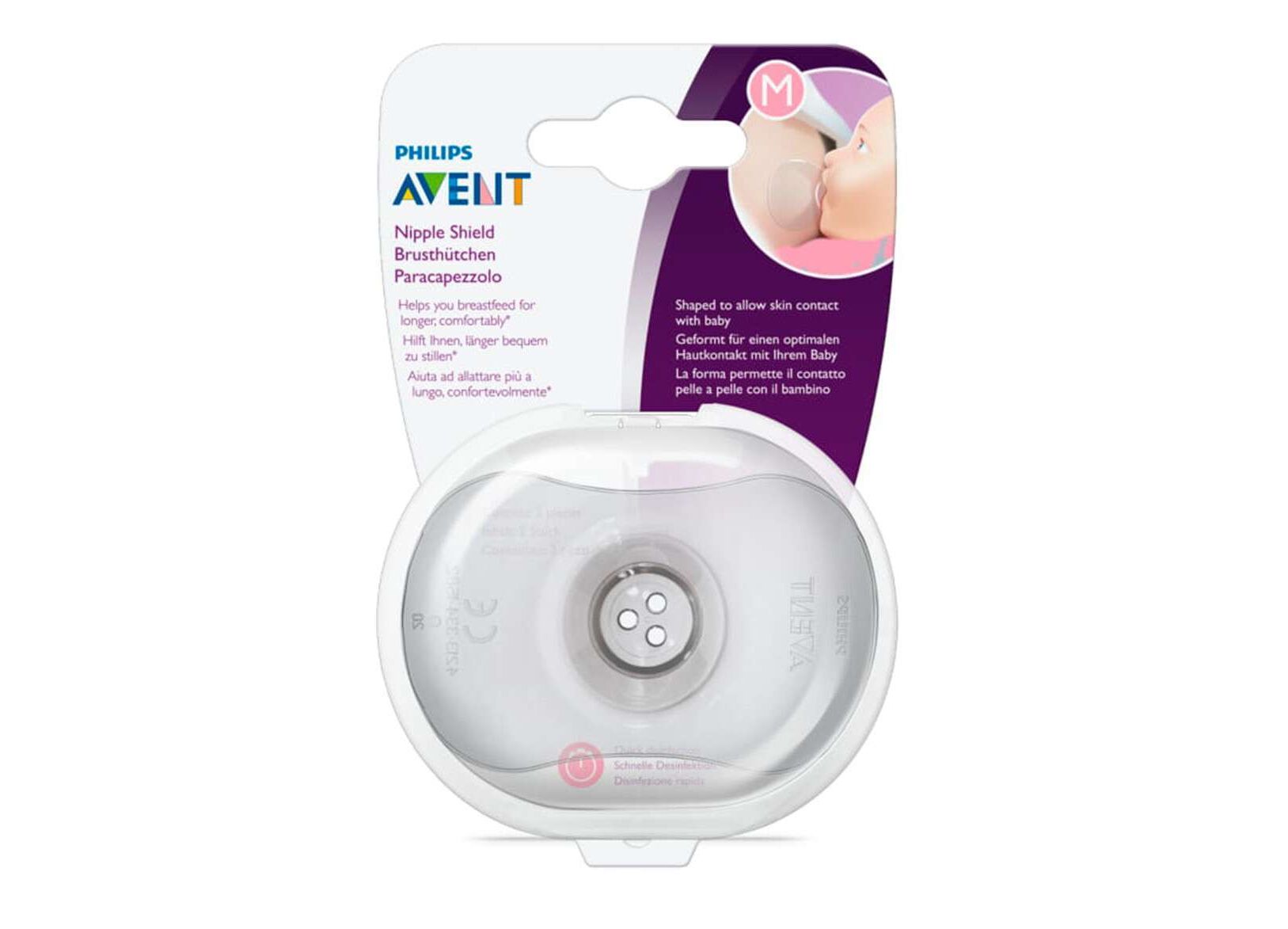 זוג מגני פיטמה AVENT - מידה M | הזמינו כאן - Smart Baby