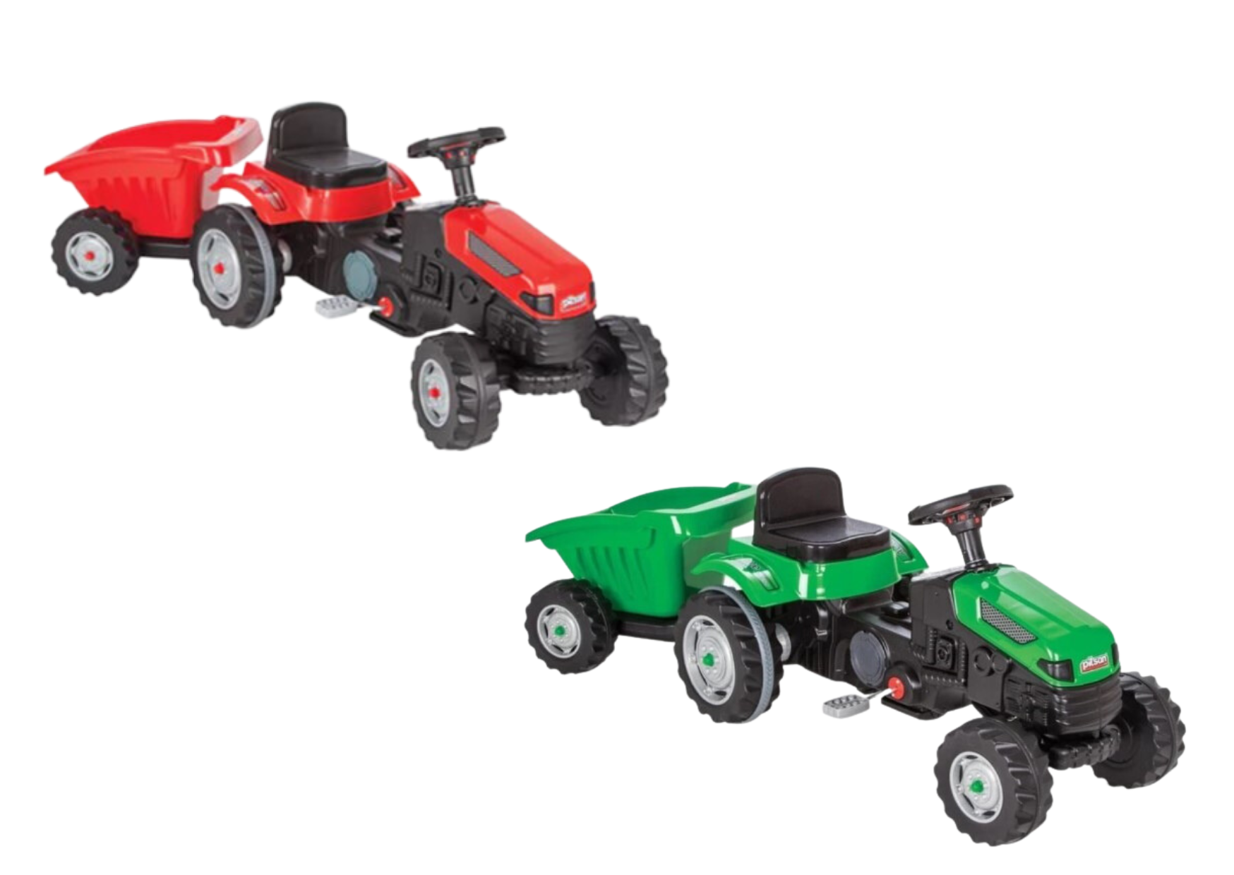 טרקטור לילדים עם עגלה מבית Pilsan | הזמינו כאן - Smart Baby