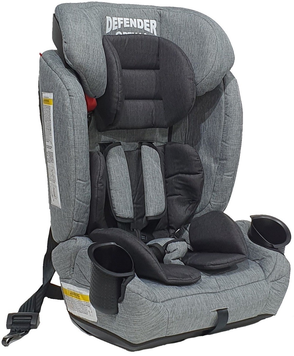 בוסטר Defender כסא בטיחות משולב בוסטר Optima -אפור שחור | הזמינו כאן ...